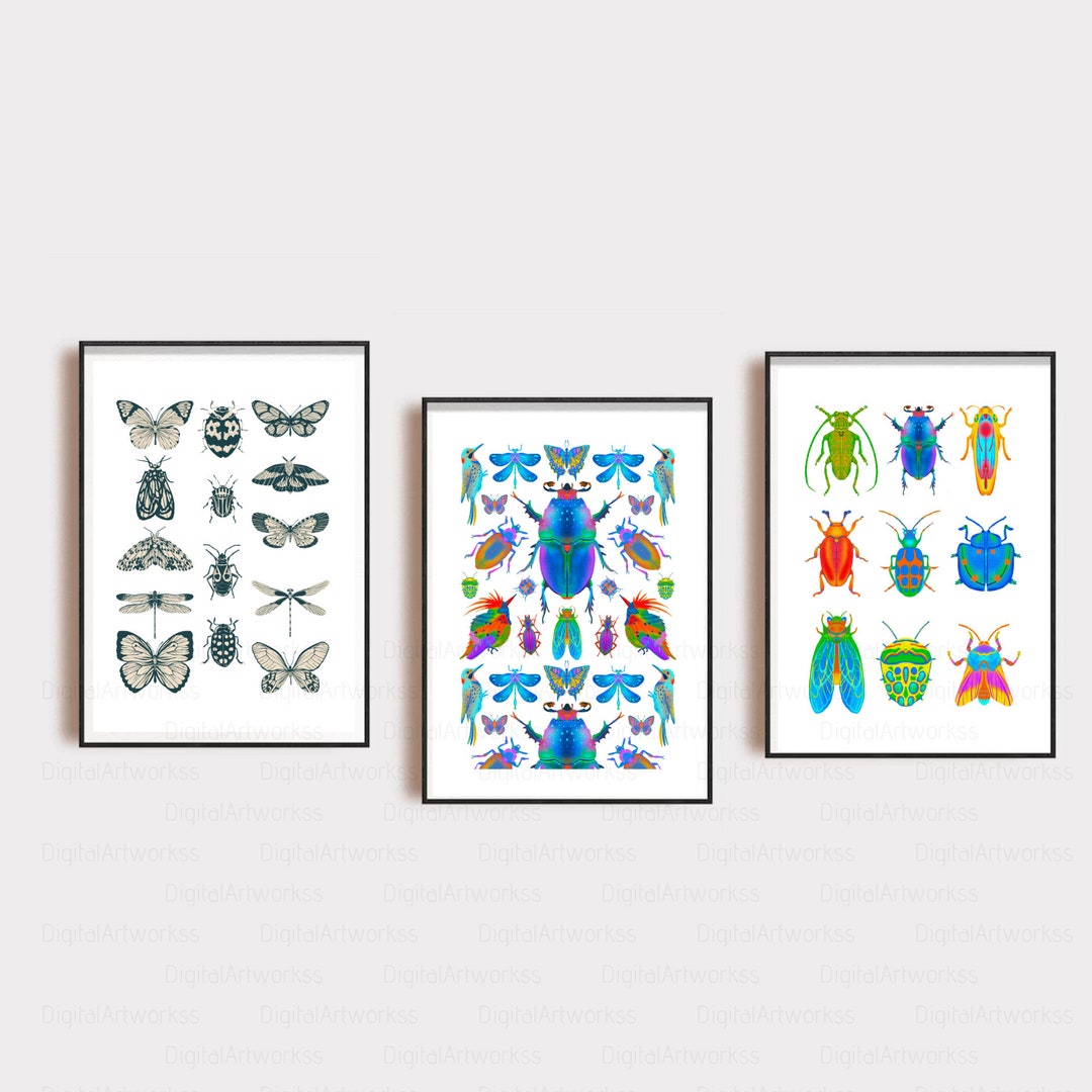 Hyrule Plants & Insects Print Set: Legend of Zelda Decor (A4 Digital ...