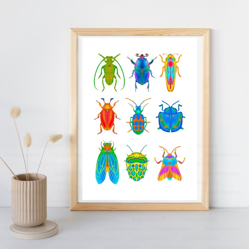Hyrule Plants & Insects Print Set: Legend of Zelda Decor (A4 Digital ...