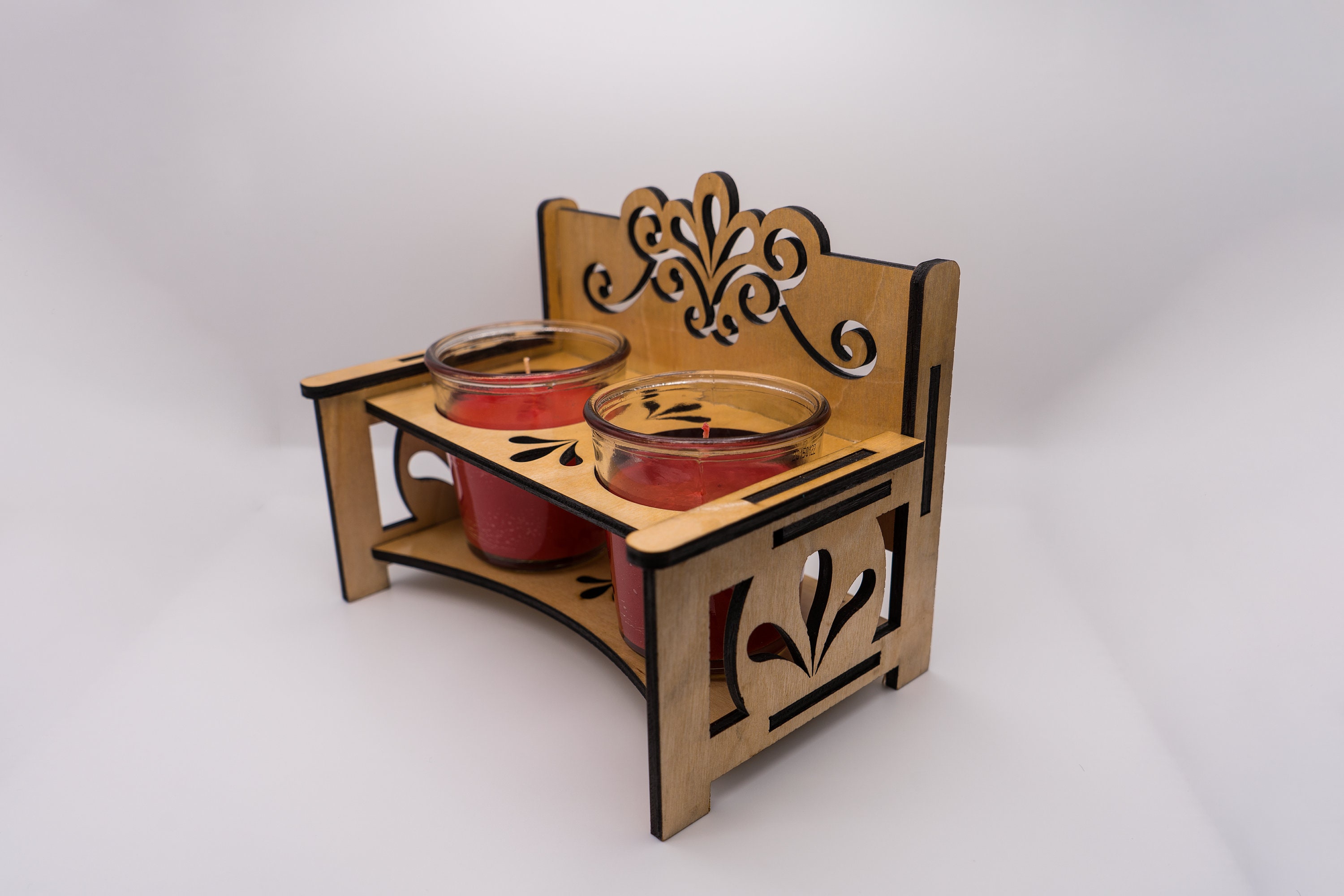 Planter Mini Bench Holder for Plants or Candles - Etsy