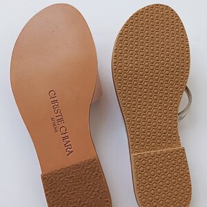 Orange Leather Sandals Women Sandals for Summer Summer Comfort Shoes ...