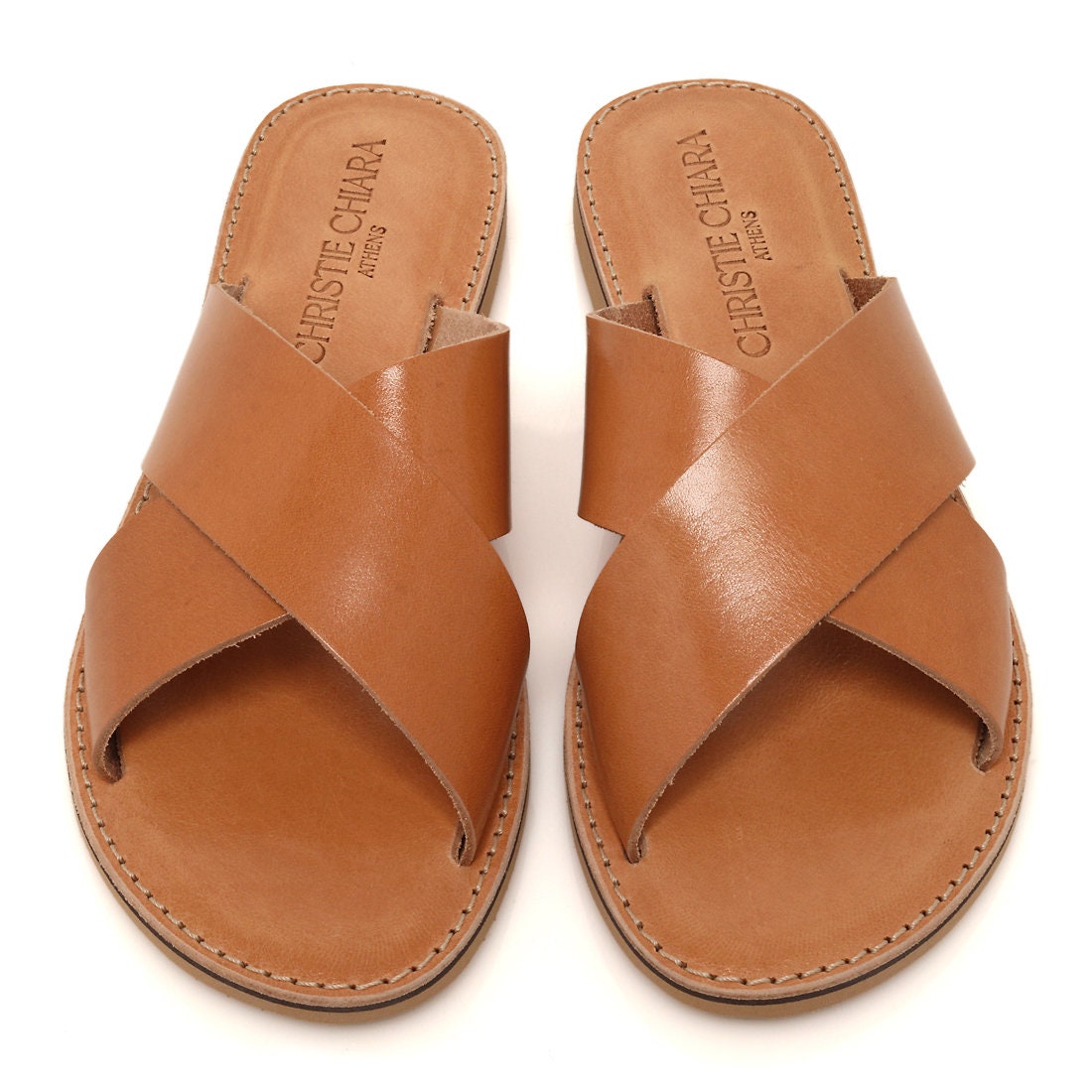 Neutral Leather Sandals Genuine Leather Sandals Genuine Leather Shoes ...