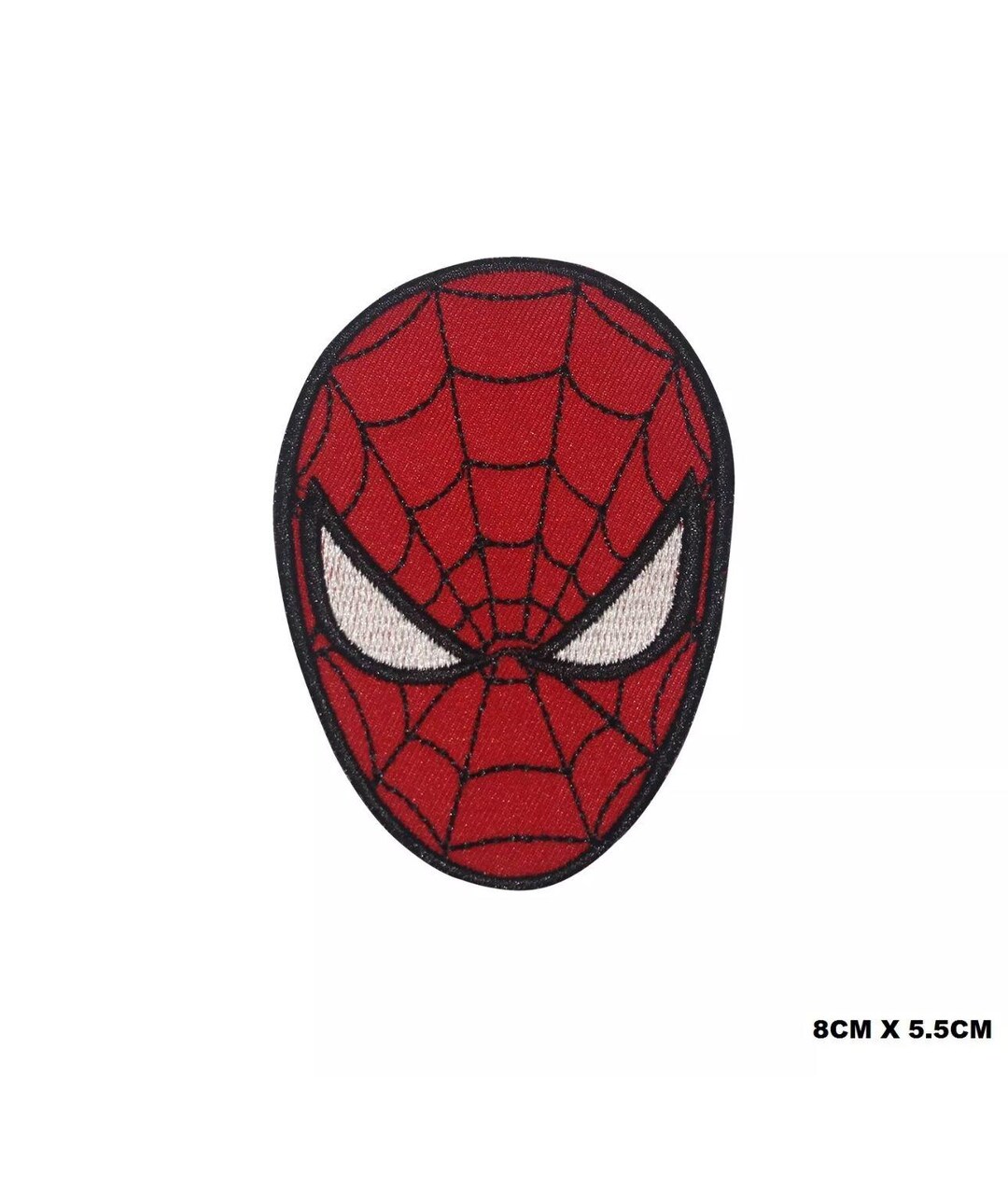 Spiderman Face Cartoon Chararter Embroidered Patch Sew Iron on Patches Transfer Clothes Shirts ...