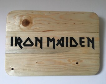 Iron Maiden the Trooper Metal Sign - Etsy UK