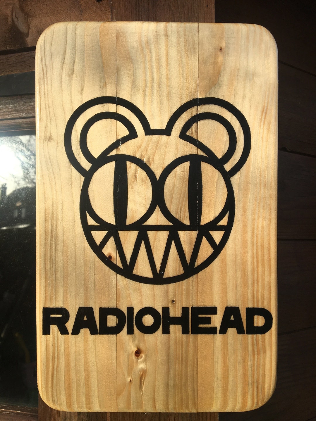 Radiohead Rustic Sign - Etsy