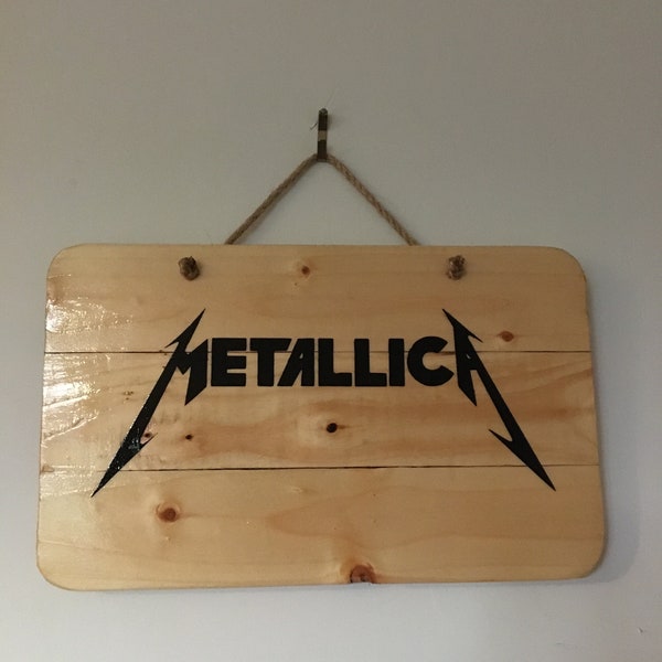 Metallica Sign - Etsy