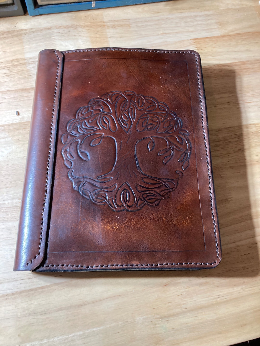 Handmade Leather Tablet Case Stand Holder Custom - Etsy