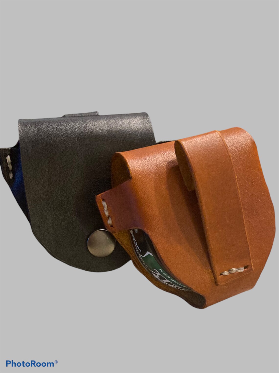 Handmade Leather Snuff Can Holder Dip Belt Loop Tobacco - Etsy