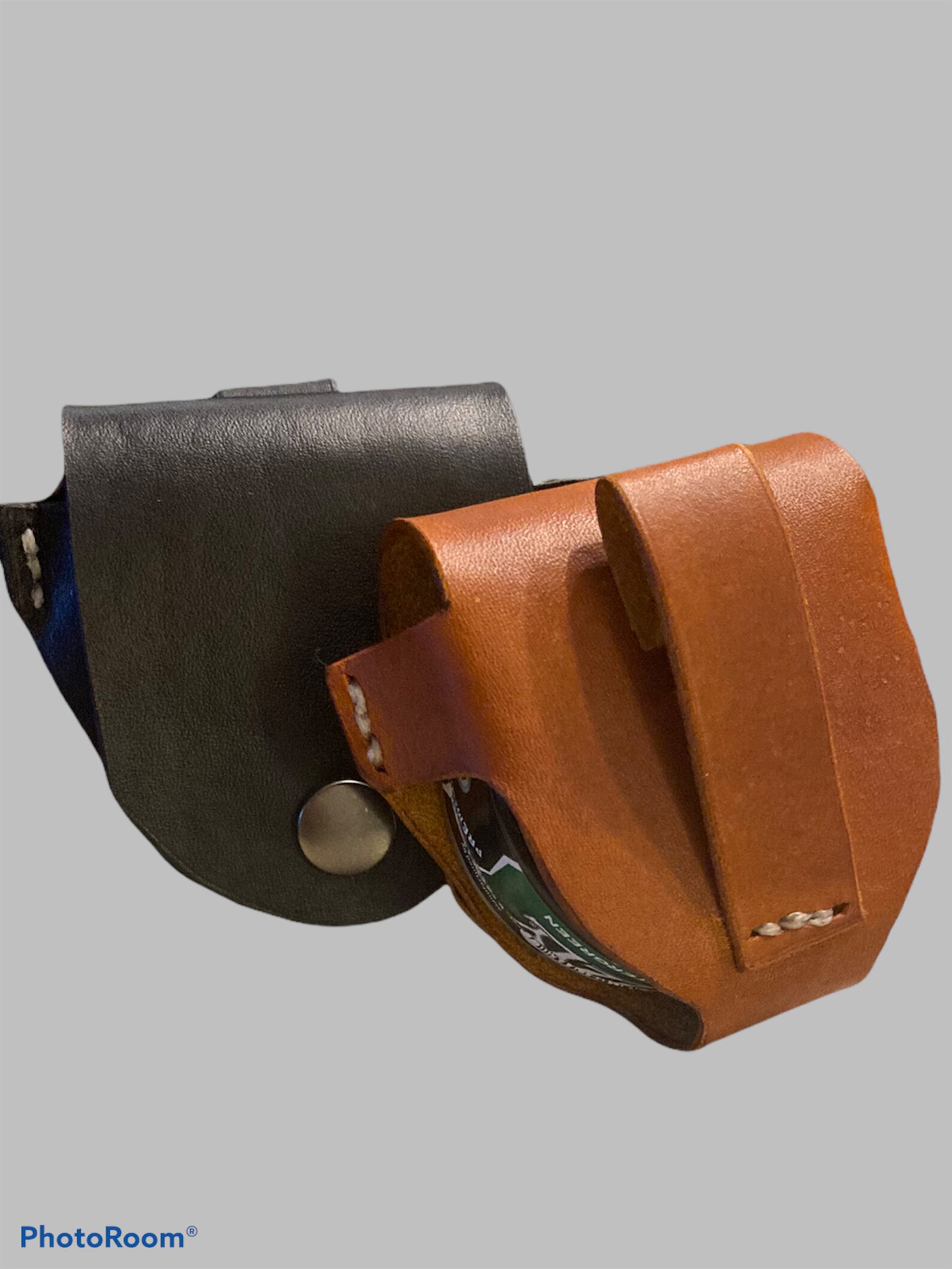 Handmade Leather Snuff Can Holder Dip Belt Loop Tobacco - Etsy