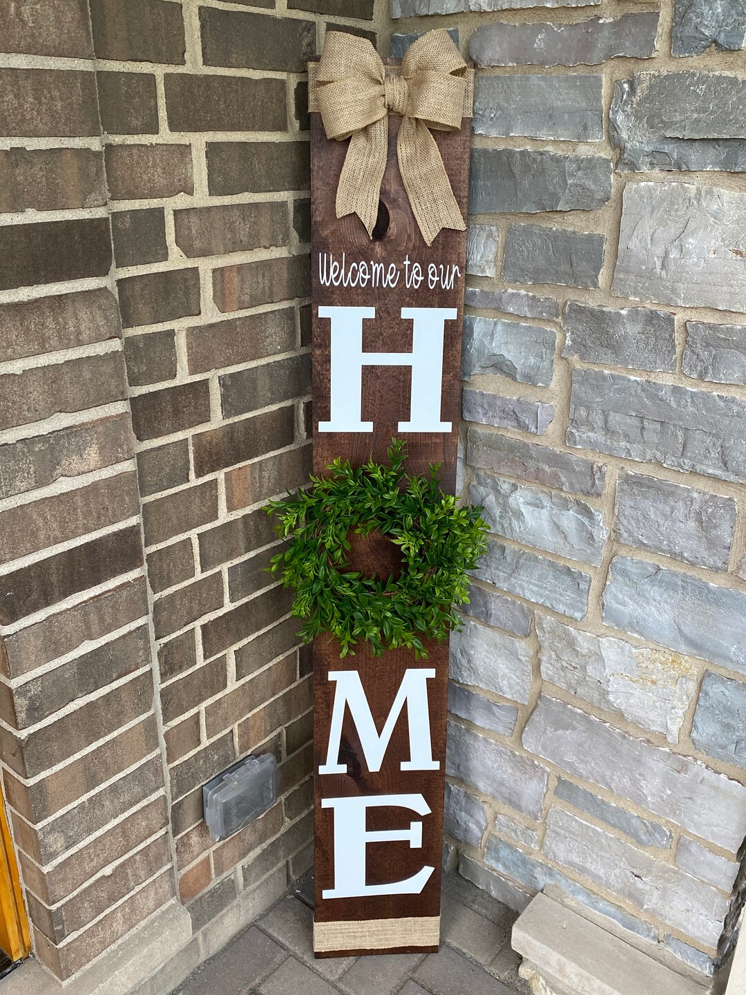 Wooden Porch Sign - Etsy