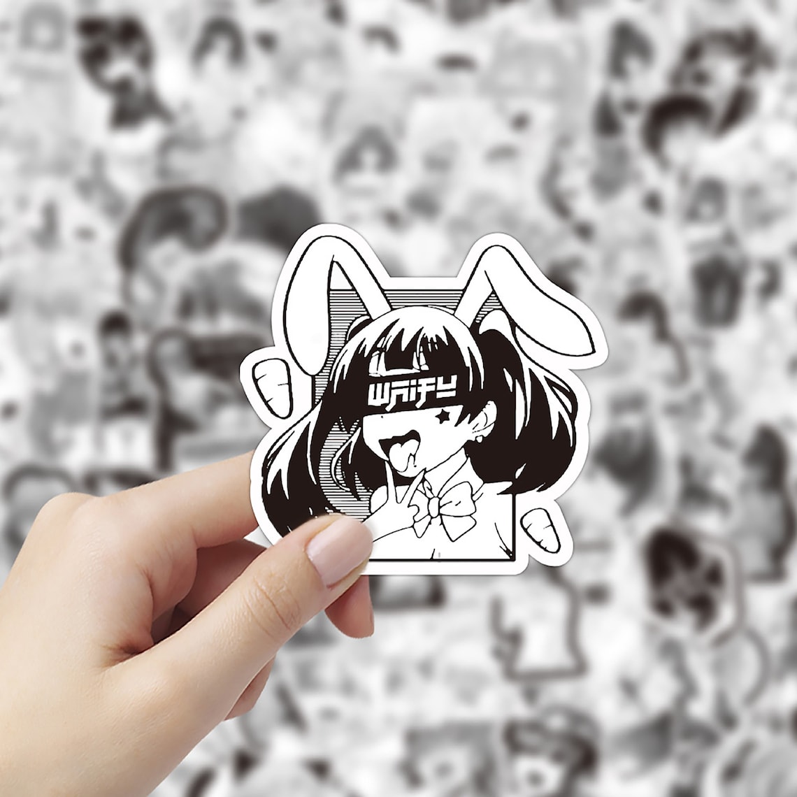 100 PCS Waifu Sticker Pack, Sexy Adult Sticker Pack, Anime Bunny Girl ...