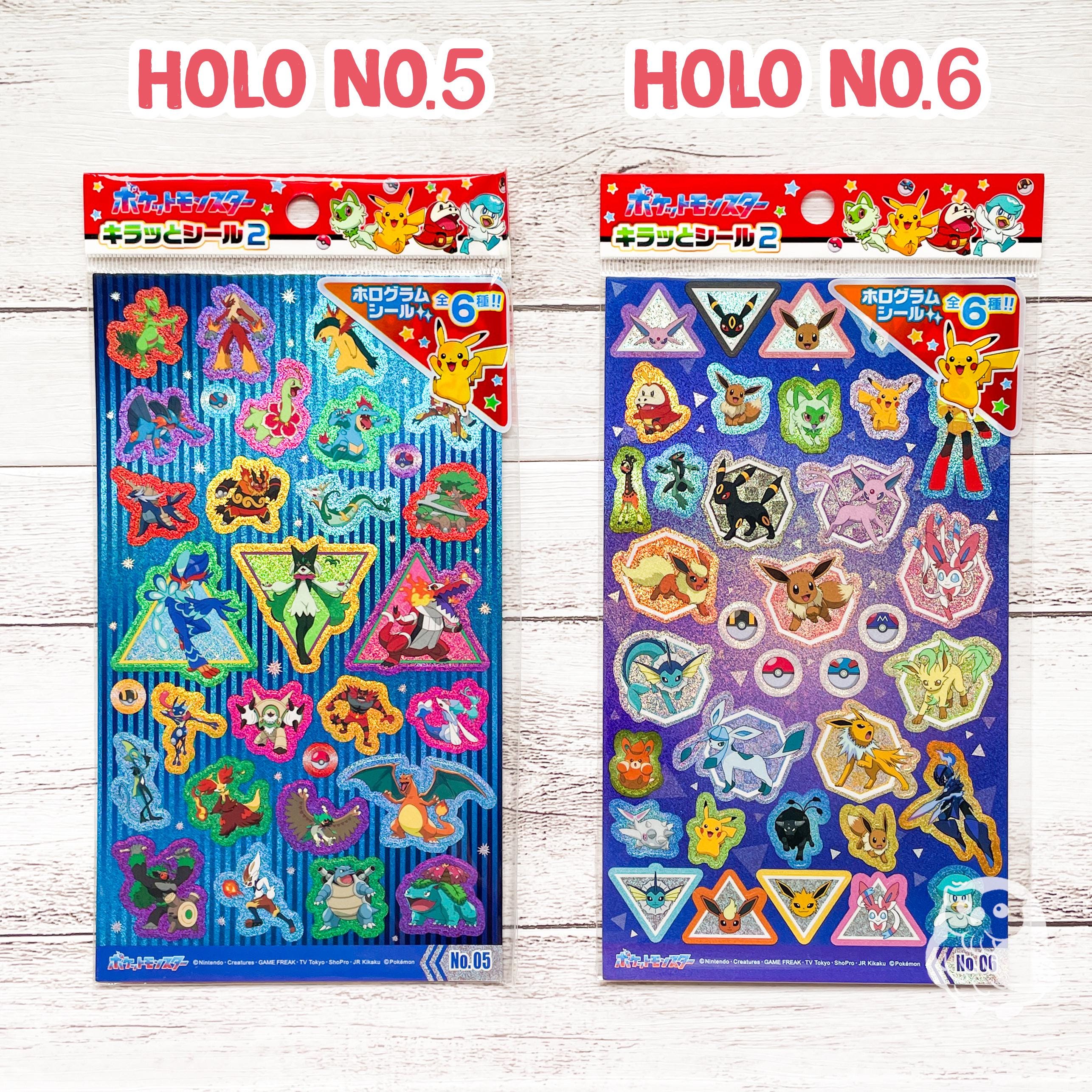 Restocked Authentic PKMN Characters Sticker Sheet | Showa Note ...