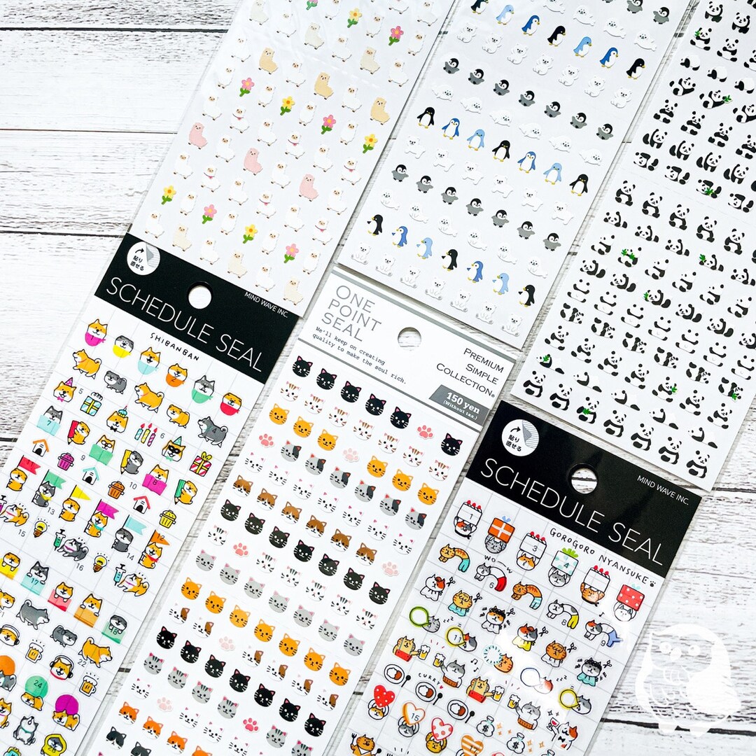 Animals One Point Seal| Alpaca, Polar Bear, Penguin, Seal, Panda ...