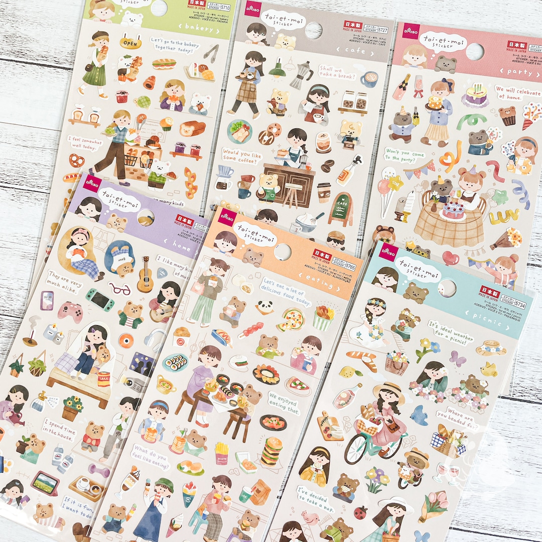 Toi-et-moi Sticker| Bakery, Cafe, Party, Home, Eating, Picnic | Sticker ...