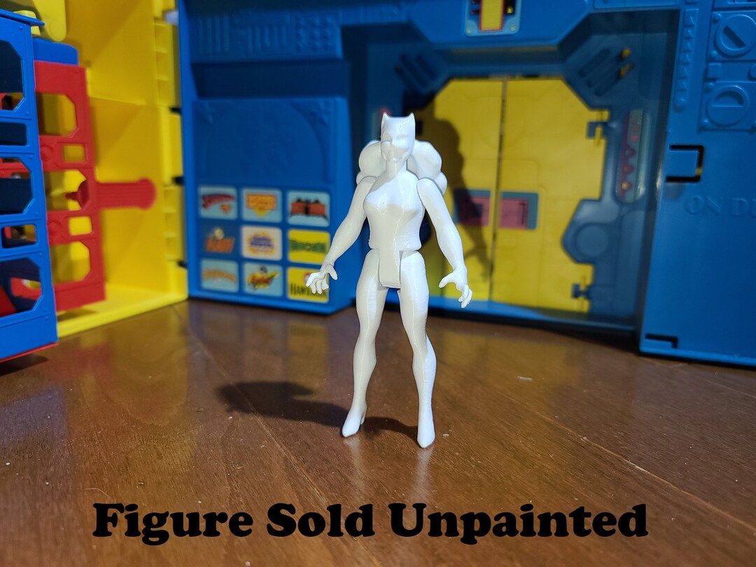 Yolanda Montez Wildcat Unpainted Custom 3D Printed Super Powers Style ...
