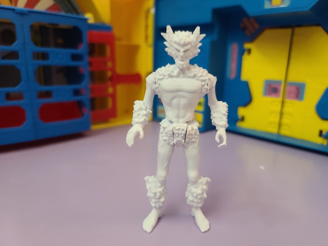 Floronic Man Unpainted Custom 3D Printed Super Powers Style Action ...