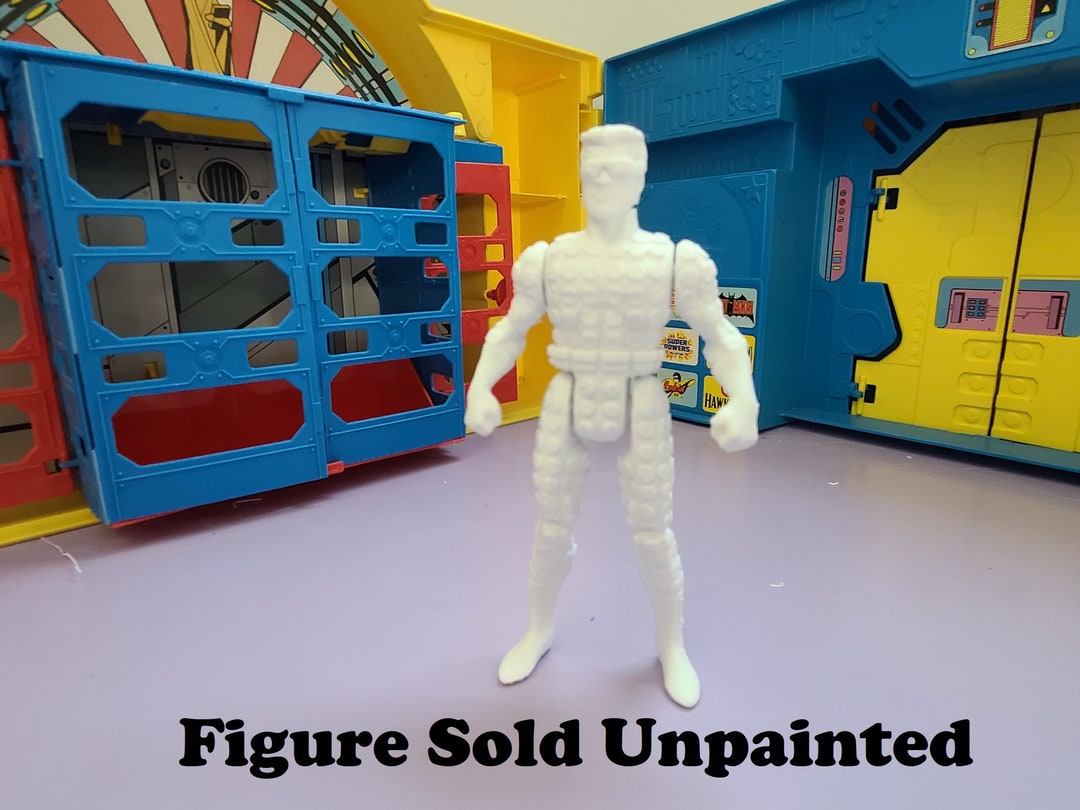 Dr Spectro Unpainted Custom 3D Printed Super Powers Style Action Figure ...
