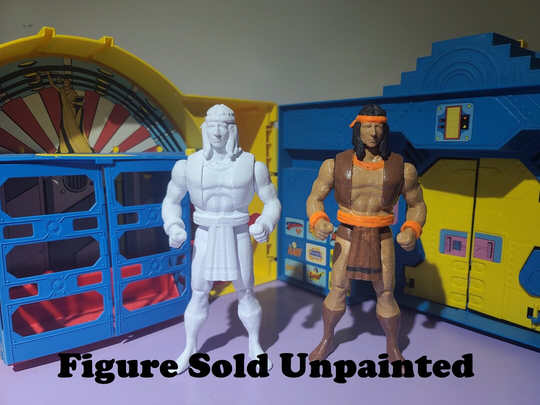 Large Apache Chief Unpainted Custom 3D Printed Super Powers Style ...