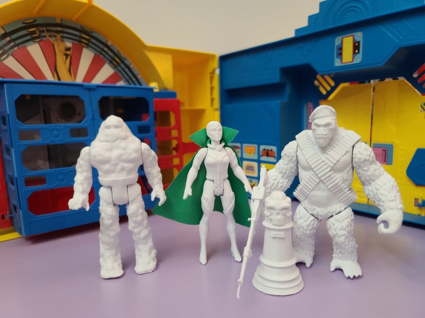 Phobia Unpainted Custom 3D Printed Super Powers Style Action Figure DIY ...