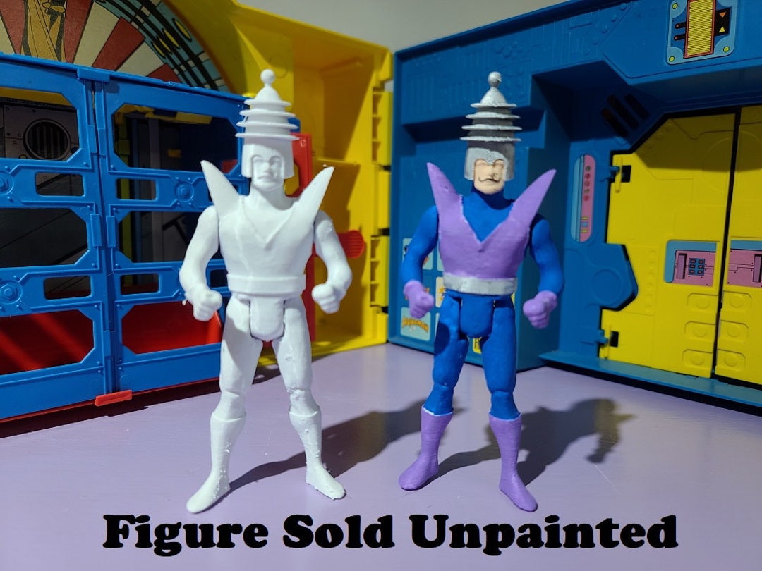 Brain Storm Unpainted Custom 3D Printed Super Powers Style Action ...