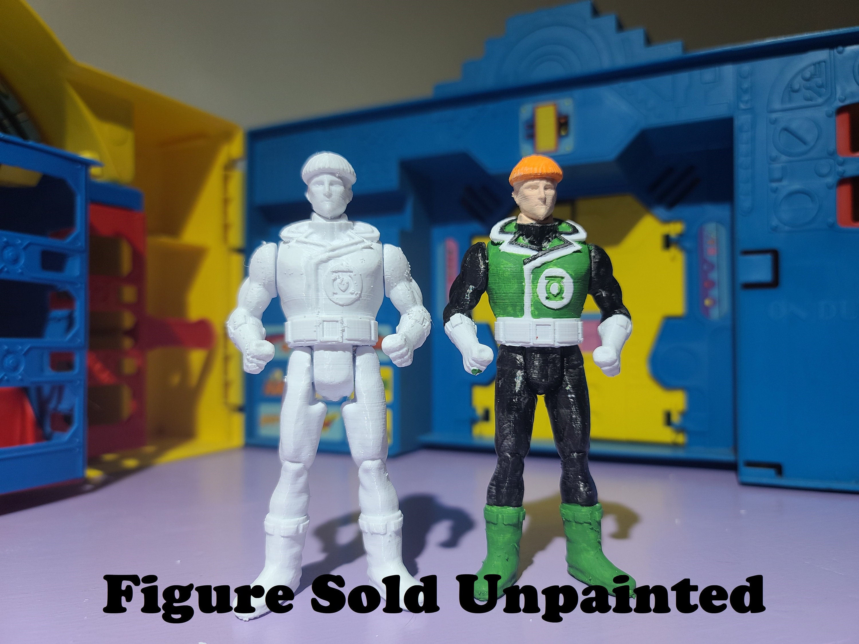 Dolls & Action Figures Action Figures Toys Green Lantern Ch'p Unpainted ...