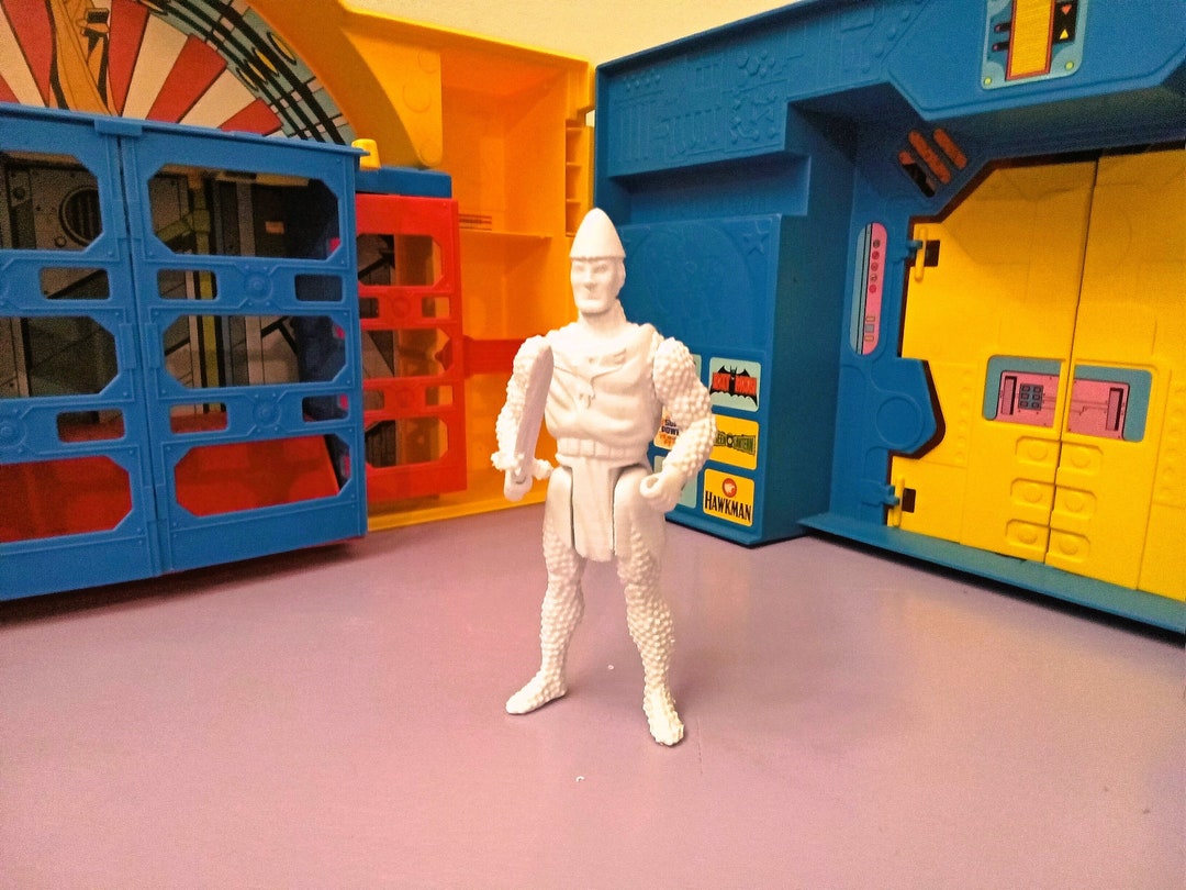 Shining Knight Unpainted Custom 3D Printed Super Powers Style Action ...