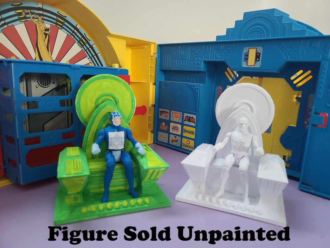 Mobius Chair Vehicle With Seated Metron Unpainted Custom 3D Printed ...