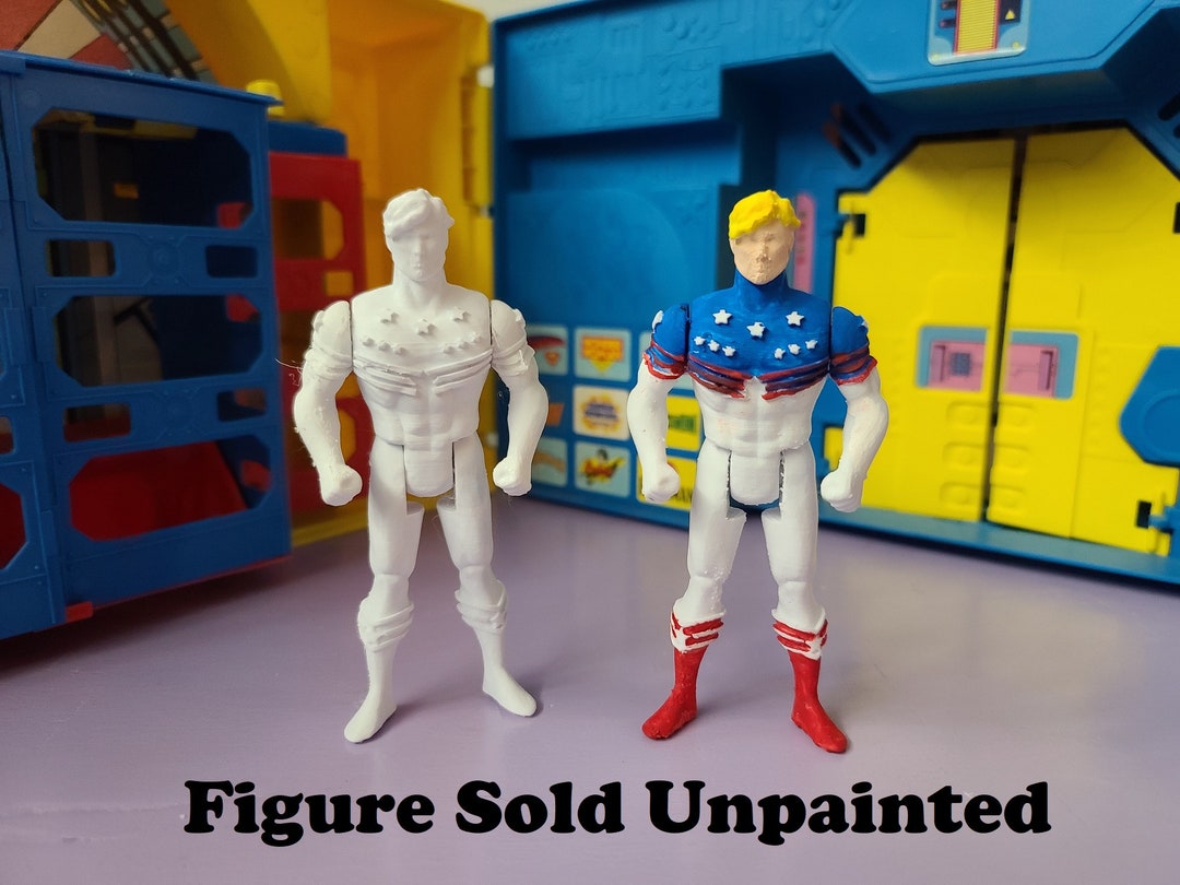 Major Victory Unpainted Custom 3D Printed Super Powers Style Action ...