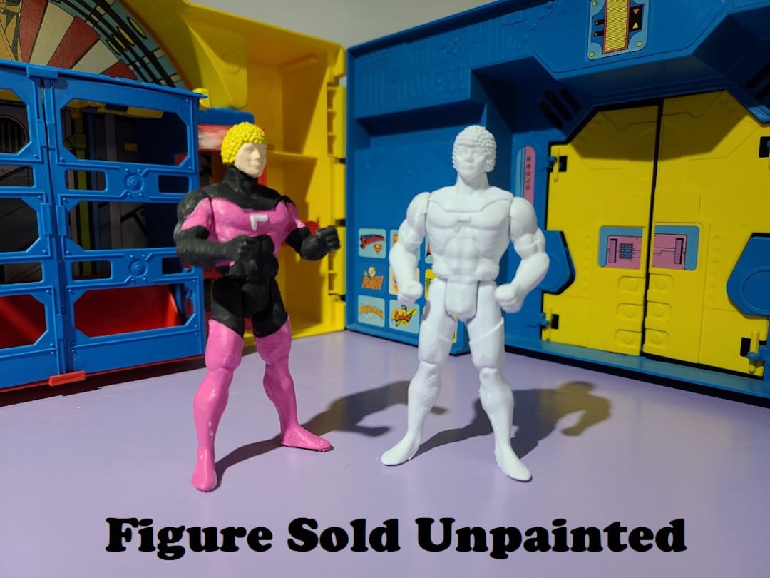 Element Lad Unpainted Custom 3D Printed Super Powers Style Action ...