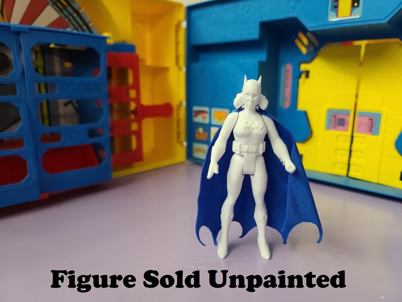 Batgirl Unpainted Custom 3D Printed Super Powers Style Action Figure ...