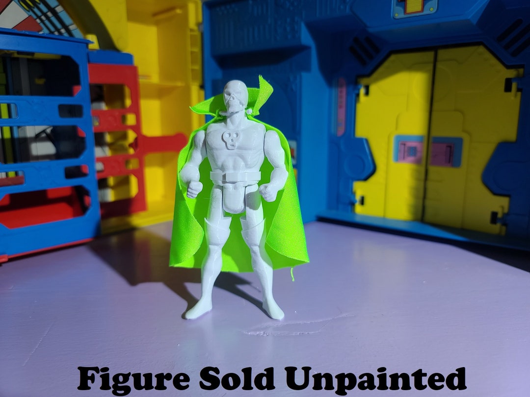 Atomic Skull Unpainted Custom 3D Printed Super Powers Style Action ...