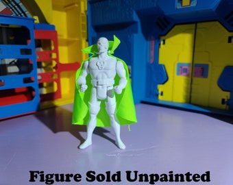 Phantom Zone General Zod Unpainted Custom 3D Printed Super Powers Style ...