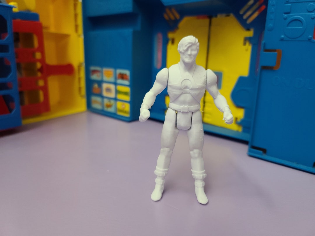 Damage Unpainted Custom 3D Printed Super Powers Style Action Figure DIY ...