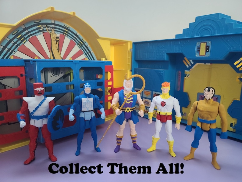 Dr Bedlam Unpainted Custom 3D Printed Super Powers Style Action Figure ...