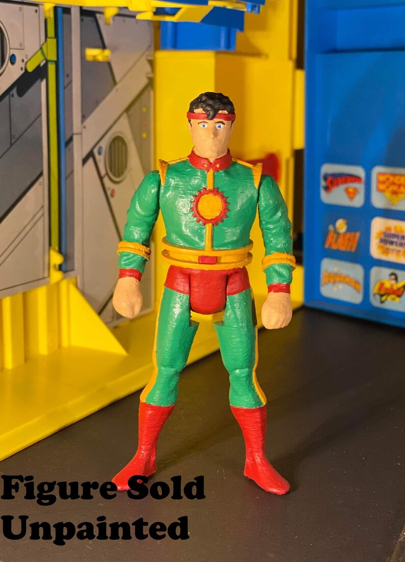 Jor-el Unpainted Custom 3D Printed Super Powers Style Action Figure DIY ...