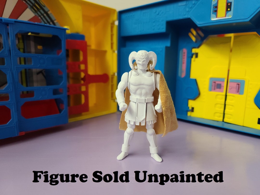 Olympian Unpainted Custom 3D Printed Super Powers Style Action Figure ...