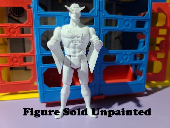 Action Figures Toys Bolt Unpainted Custom 3D Printed Super Powers Style ...
