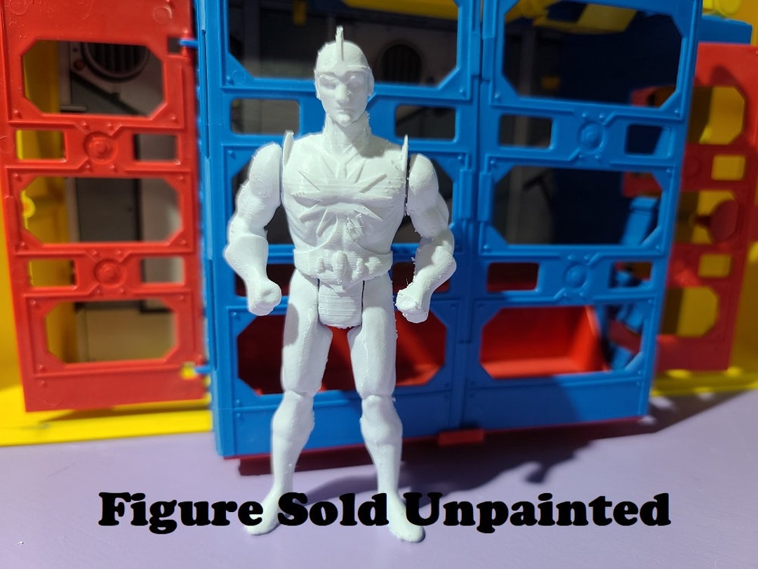 Dr Arthur Light Unpainted Custom 3D Printed Super Powers Style Action ...