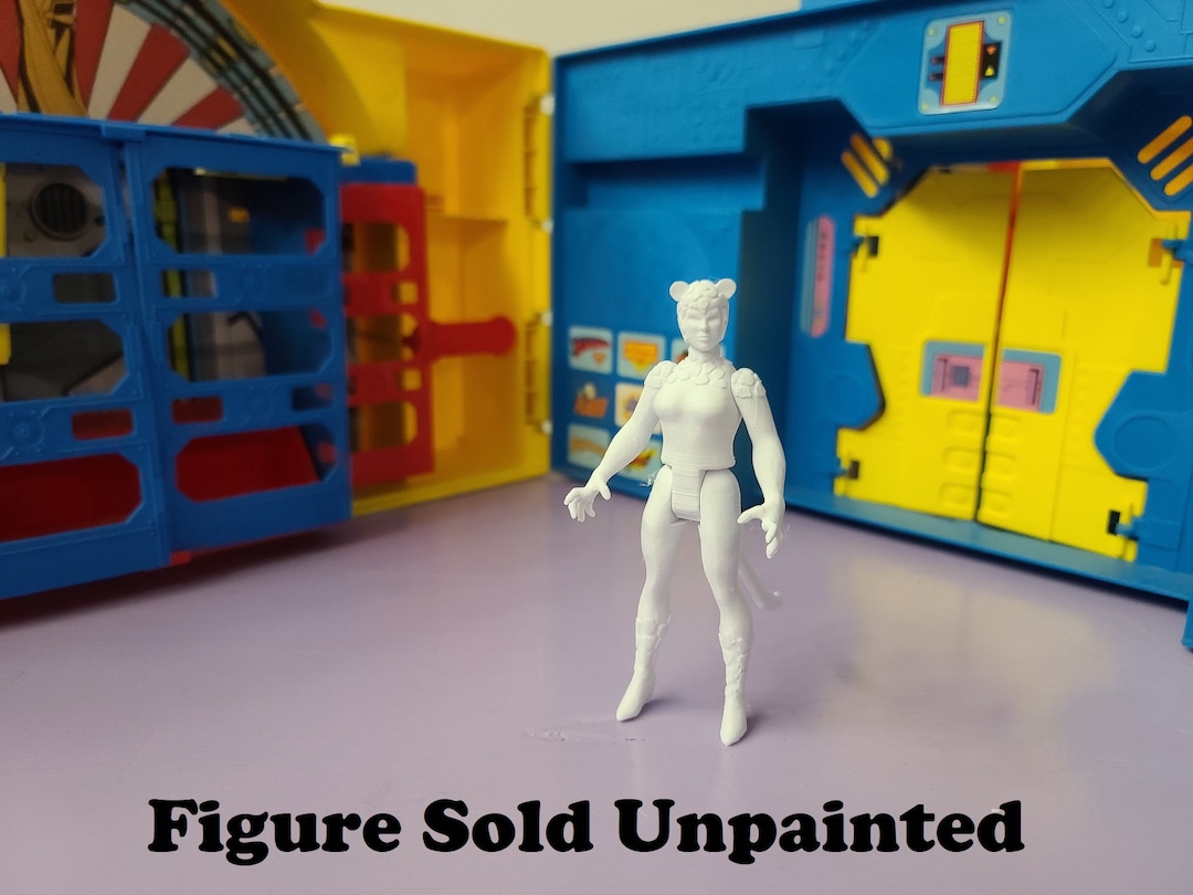 Super Friends Cheetah Unpainted Custom 3D Printed Super Powers Style ...