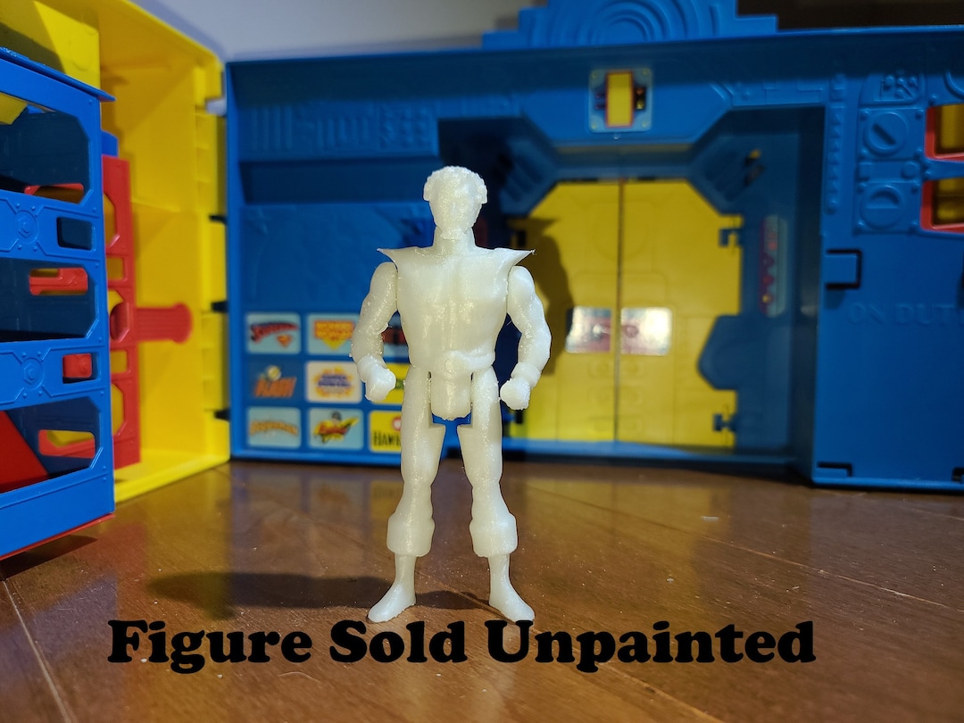 Phantom Zone Cru-el Unpainted Custom 3D Printed Super Powers Style ...
