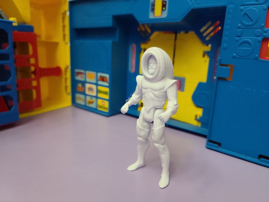 Warp Unpainted Custom 3D Printed Super Powers Style Action Figure DIY ...