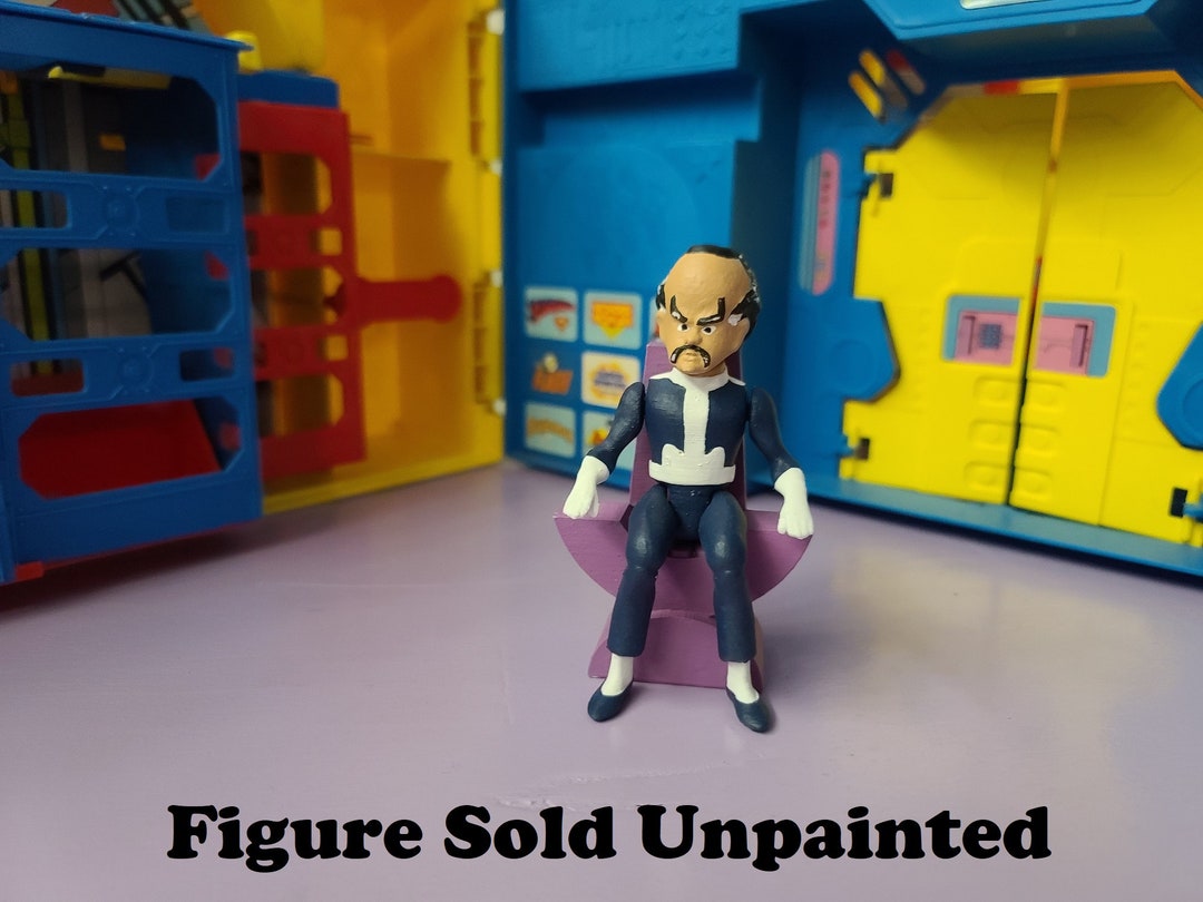 Hector Hammond Unpainted Custom 3D Printed Super Powers Style Action ...