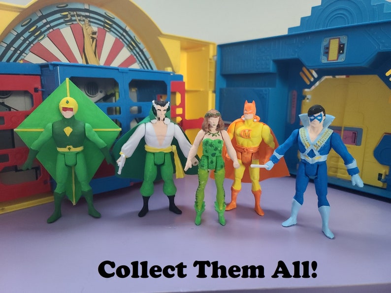 Dr Bedlam Unpainted Custom 3D Printed Super Powers Style Action Figure ...