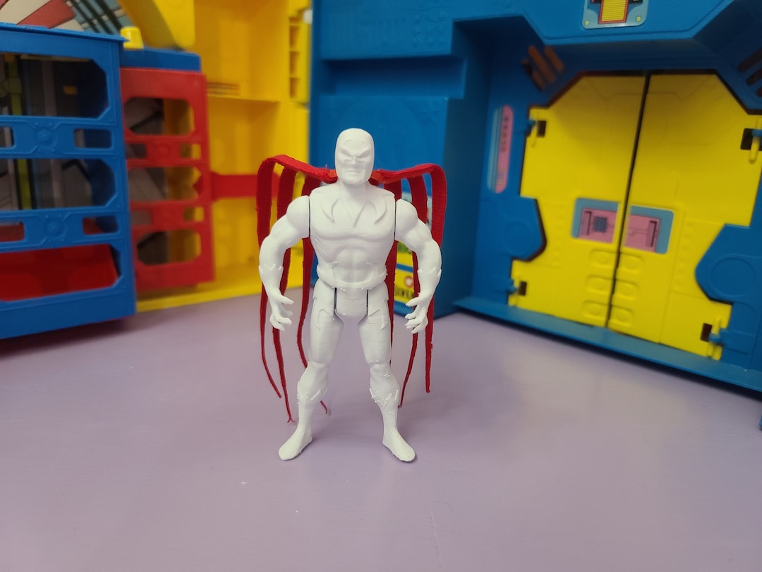 Hawk Unpainted Custom 3D Printed Super Powers Style Action Figure DIY ...