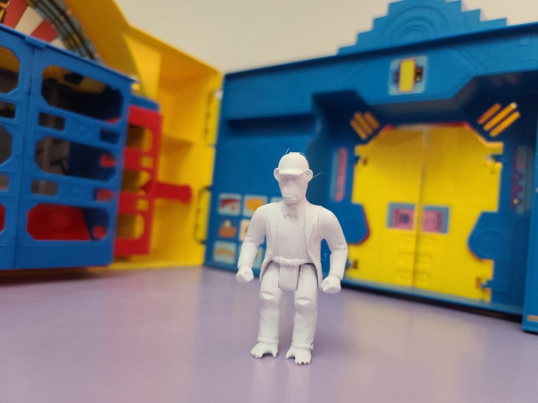 Detective Chimp Unpainted Custom 3D Printed Super Powers Style Action ...