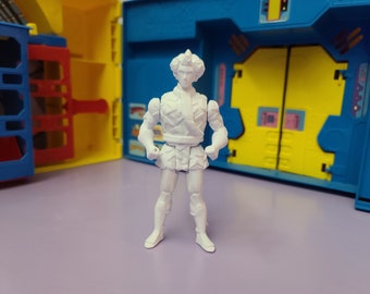 Nightshade Unpainted Custom 3D Printed Super Powers Style Action Figure ...