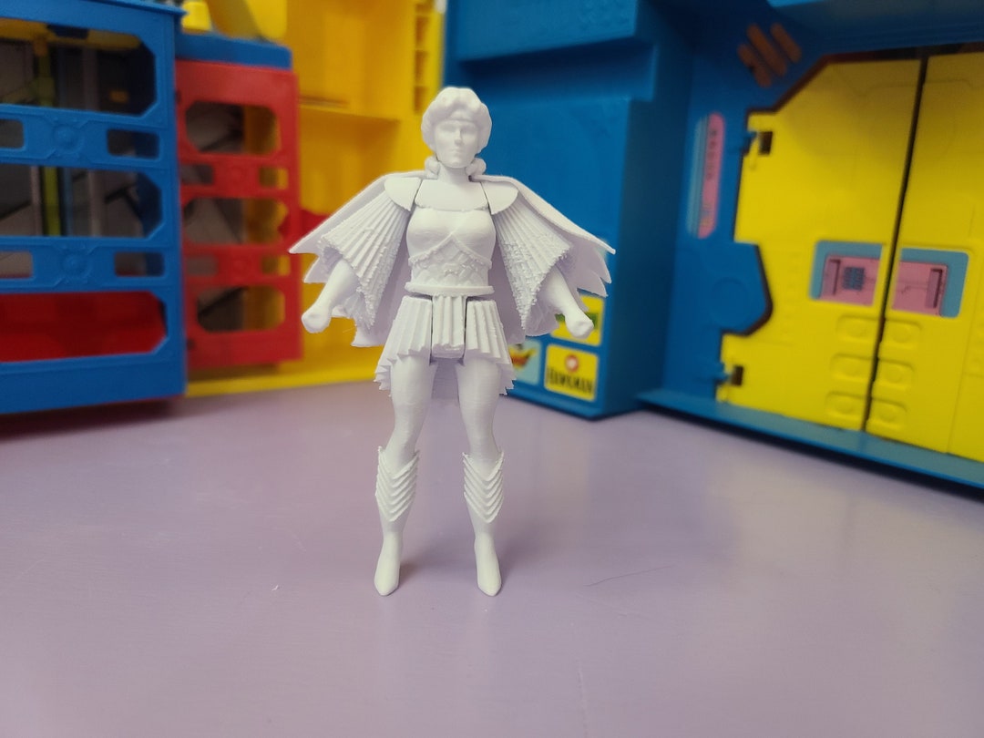 Kole With Cape Unpainted Custom 3D Printed Super Powers Style Action ...