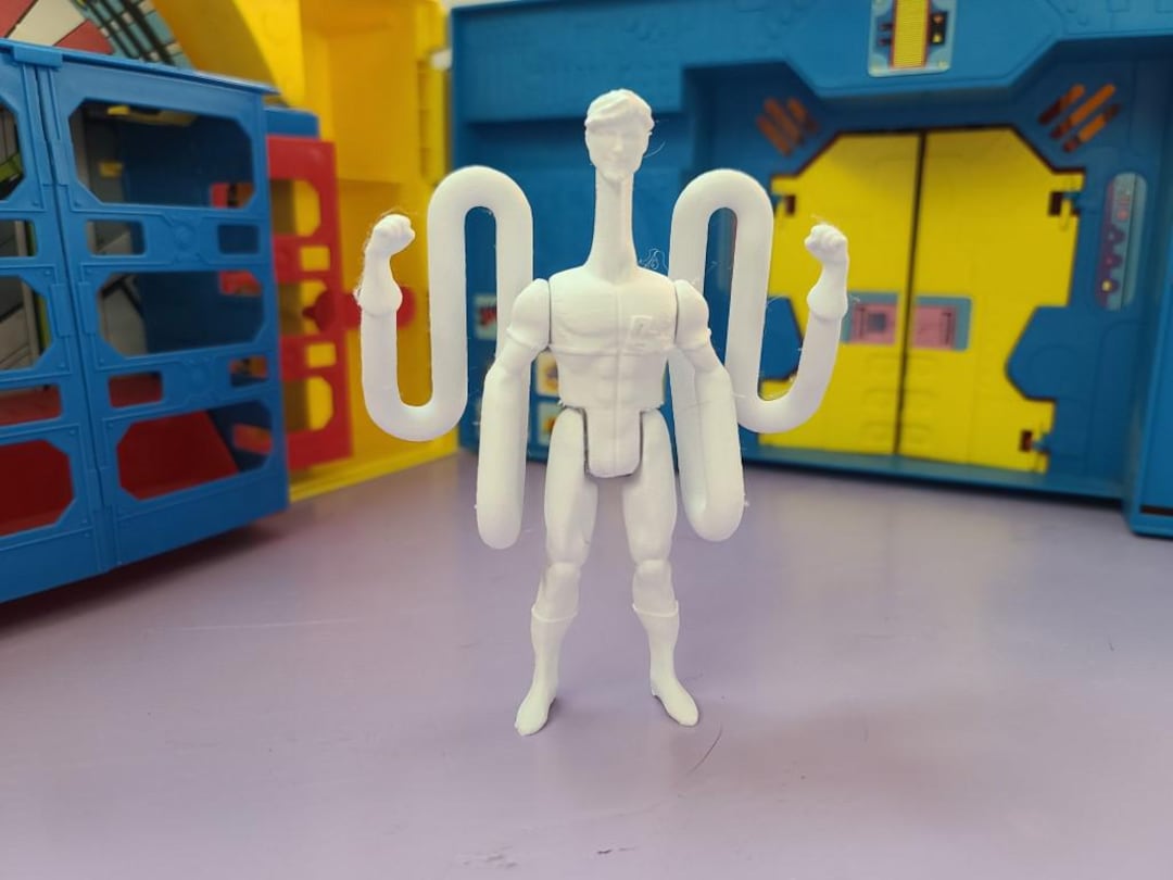 Elongated Man (purple Costume) Unpainted Custom 3D Printed Super Powers ...