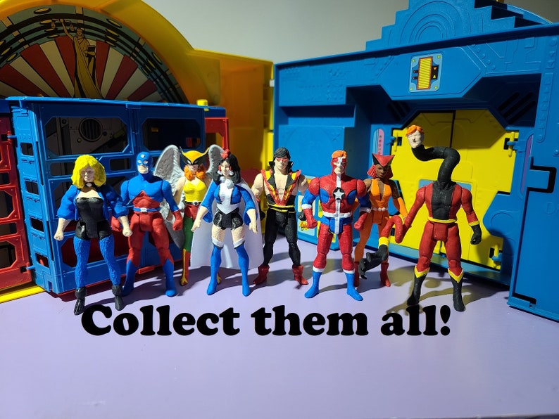 Dr Spectro Unpainted Custom 3D Printed Super Powers Style Action Figure ...