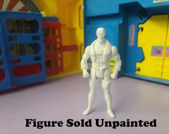 Phantom Zone General Zod Unpainted Custom 3D Printed Super Powers Style ...