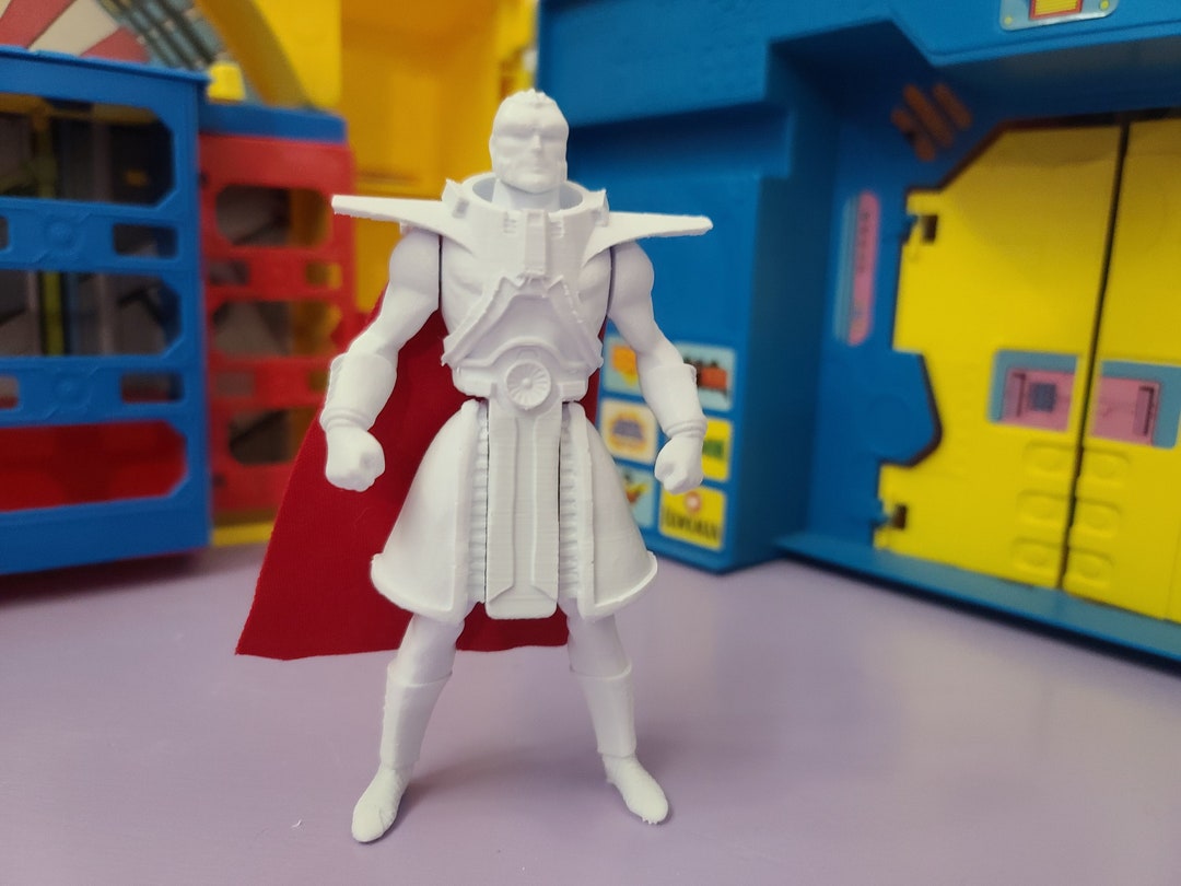 Monitor With Cape Unpainted Custom 3D Printed Super Powers Style Action ...